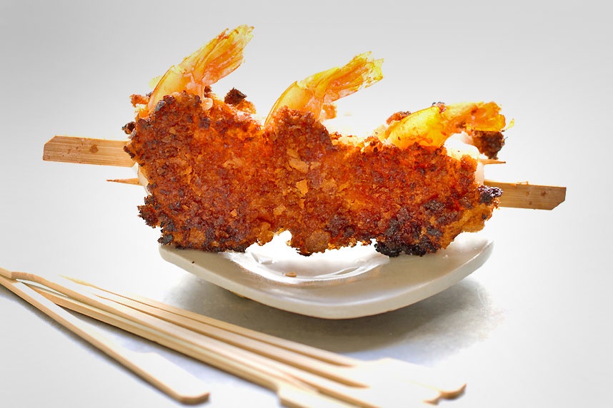 Shrimp on Shrimp Satay - SippitySup