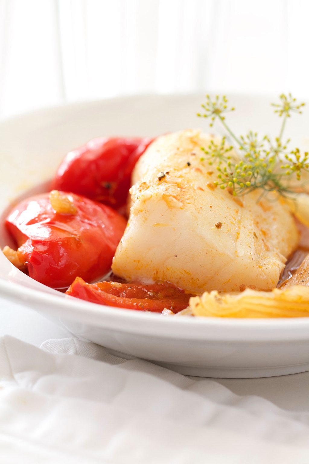 Catalan Cod Stew with Pimentón, Peppers, and Tomatoes - SippitySup